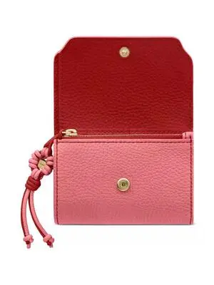 MAISON DE SABRE Trifold Leather Wallet - Pink