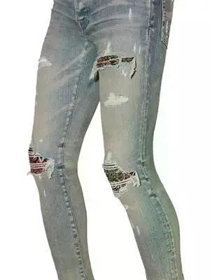 Amiri Thrasher Paisley-patch Jeans