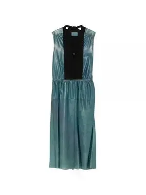 Prada Lambskin Sleeveless Dress