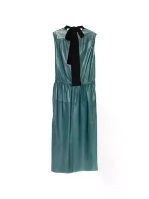 Prada Lambskin Sleeveless Dress