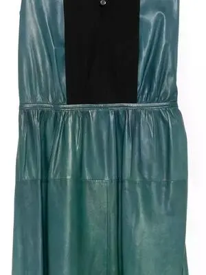Prada Lambskin Sleeveless Dress