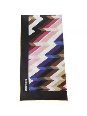 Missoni Zigzag-print Scarf - Black