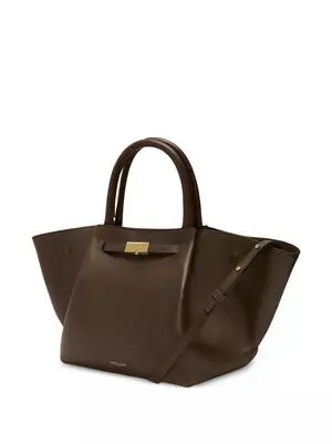 DEMELLIER Medium New York Grained Leather Tote Bag