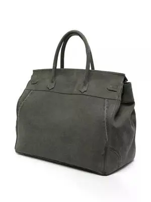 ANOTHER CHANCE Belted-detail Logo-patch Tote Bag