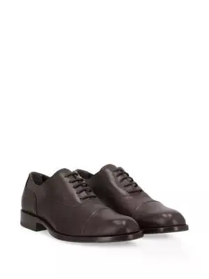TOD'S Cap-toe Leather Oxford Shoes