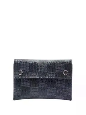 LOUIS VUITTON 2019 Damier Graphite Compact Modulable Wallet Small Wallets