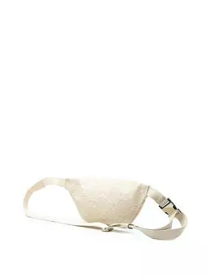 Gucci Gg Embossed Perforated Leather Belt Bag