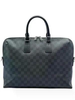 LOUIS VUITTON 2014 Damier Graphite Porte Documents Jour Business Bag - Black