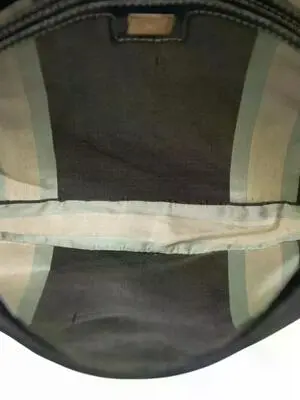 Fendi 2000-2010 Canvas Ff Marble Mamma Forever Shoulder Bag