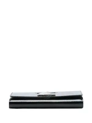 LOUIS VUITTON 2016 Electric Epi Twist Wallet Long Wallets - Black