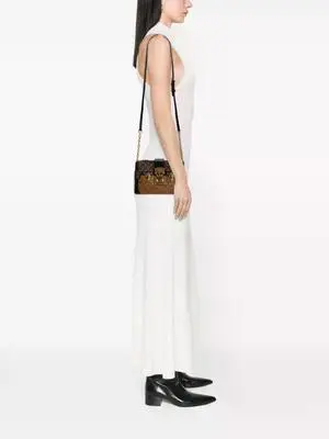 LOUIS VUITTON 2021-2025 Monogram Reverse Trunk Clutch Crossbody Bag