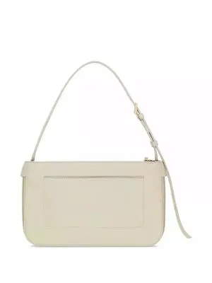 FERRAGAMO Mini Cara Bag In Smooth Calfskin Leather - Neutrals
