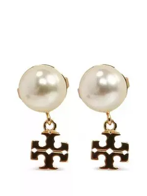 Tory Burch Faux Pearl Earrings