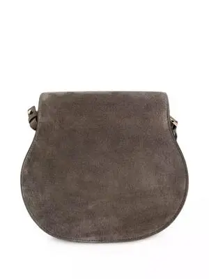Chloé Marcie Suede Shoulder Bag - Grey