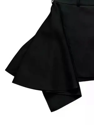 Givenchy Short Asymmetric Ruffled Skirt