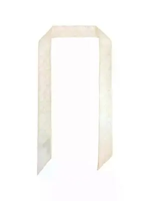 COACH Monogram-print Silk Scarf - Neutrals