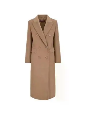 Max Mara Double-breasted Peak-lapels Coat