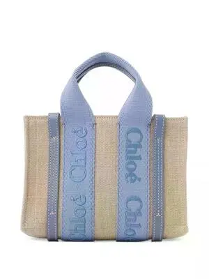 Chloé Woody Logo-print Tote Bag - Neutrals