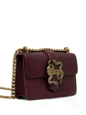Just Cavalli Snake Plaque Shoulder Bag - Red