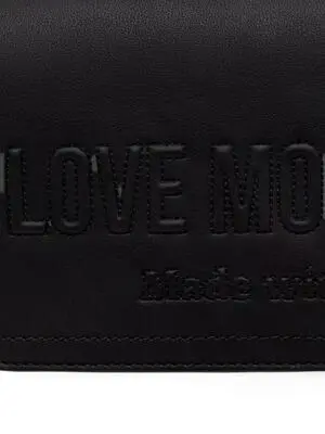 Moschino Embossed-logo Shoulder Bag