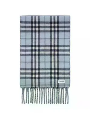 Burberry Reversible Knight Stamp Scarf - Blue