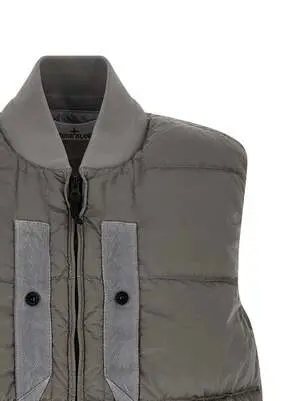 Stone Island Crinkled Effect Vest