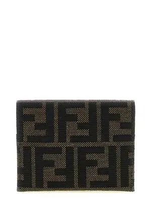 Fendi Ff Jacquard Cardholder