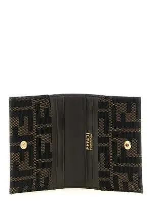 Fendi Ff Jacquard Cardholder