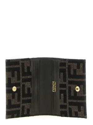 Fendi Ff Jacquard Cardholder