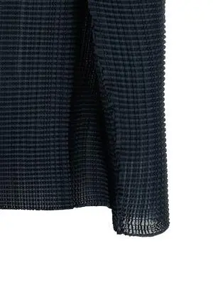Issey Miyake Wooly Pleats-68 Cardigan - Blue