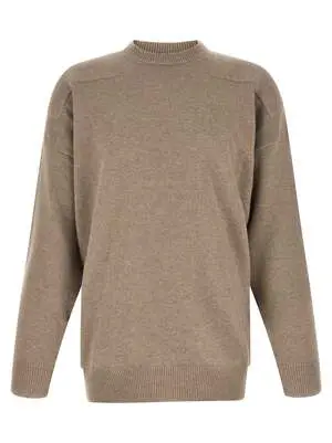 JIL SANDER Mélange Wool Sweater - Cream