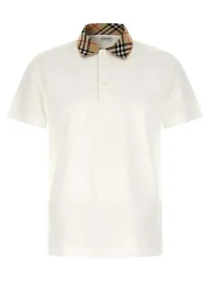 Burberry Evan' Polo Shirt - White