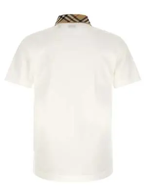 Burberry Evan' Polo Shirt - White