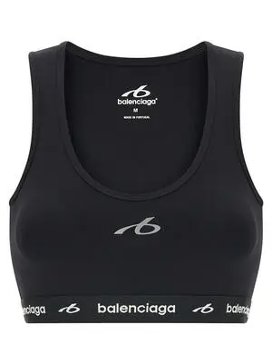 Balenciaga Techwear Bra Top - Black