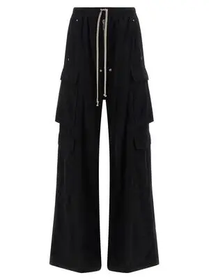 Rick Owens Double Cargo Jumbo Belas Pants - Black