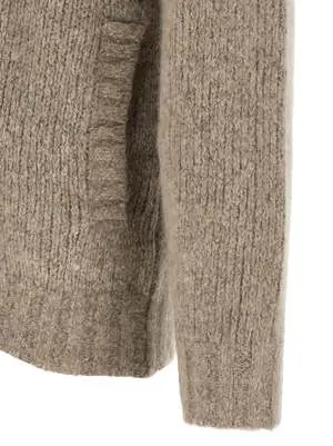 Brunello Cucinelli Cashmere And Silk Cardigan - Cream