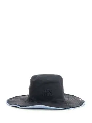 Miu Miu Drill Cowboy Hat - Blue
