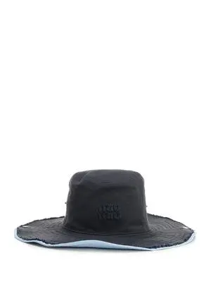 Miu Miu Cotton Drill Cowboy Hat - Blue