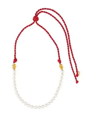 FORTE_FORTE Braided Cord Necklace - Multicolor