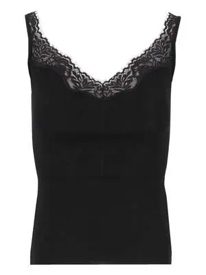 SELF-PORTRAIT Sleeveless Knitted Top