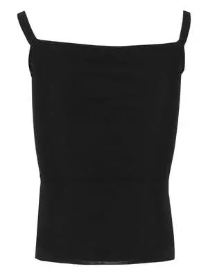SELF-PORTRAIT Sleeveless Knitted Top