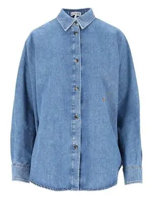 Loewe Embroidered Shirt - Blue