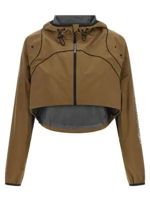 Balenciaga Techwear' Hoodie - Brown