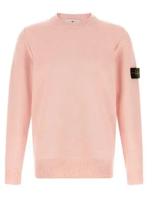 Stone Island Crew Neck Sweater - Pink