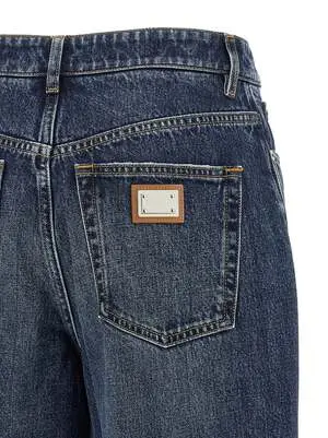 Dolce & Gabbana Logo Plaque Jeans