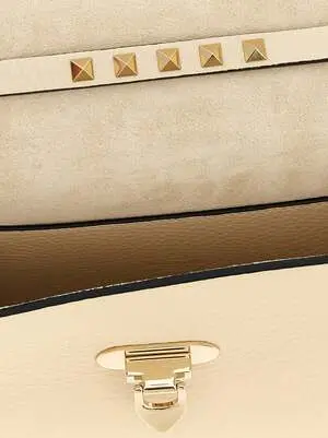 Valentino Garavani Rockstud' Small Shoulder Bag - White