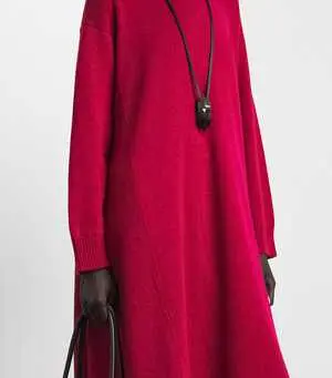 Eskandar Cashmere A-line Sweater Dress