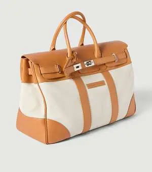 Brunello Cucinelli Grained Leather Country Holdall
