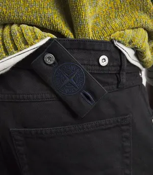 Stone Island Garment-dyed Straight Jeans