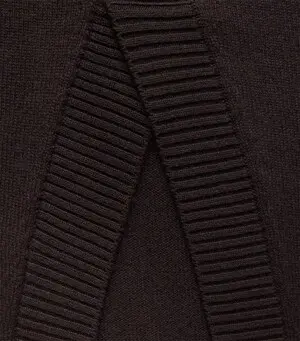 Eskandar Cashmere Plunge-neck Sweater Vest